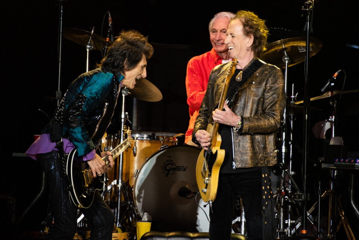 Photo : Ronie Wood, Charlie Watts, Keith Richards et les Rolling Stones ...