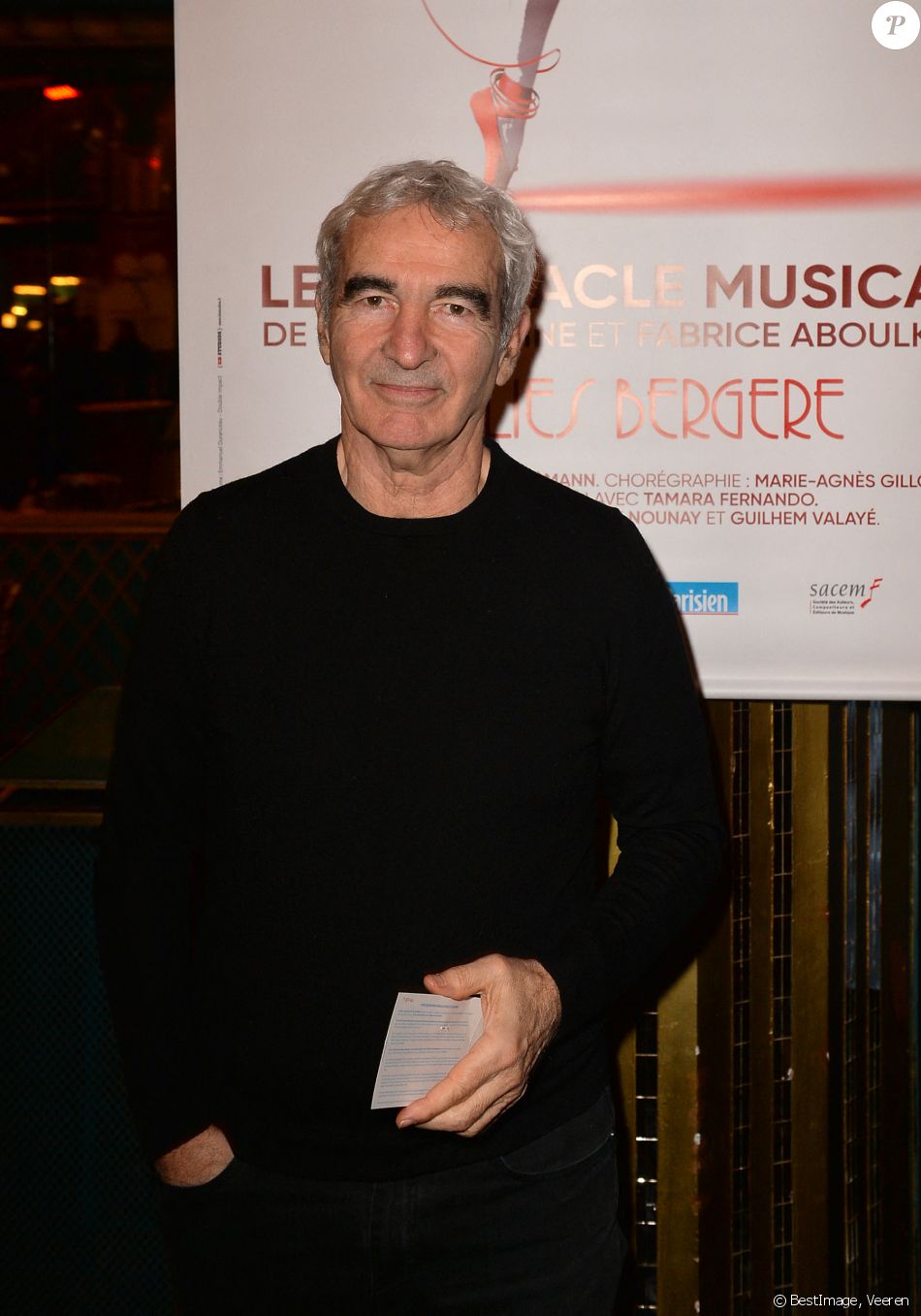 Raymond Domenech à la générale de presse du spectacle musicale Les ...