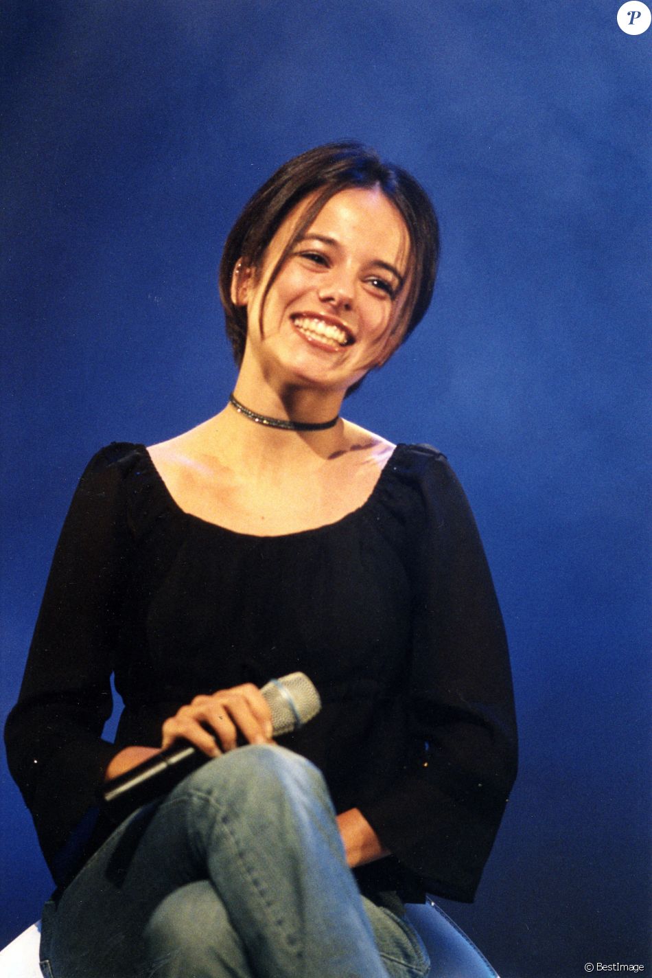 Alizée en concert, en 2000. - Purepeople