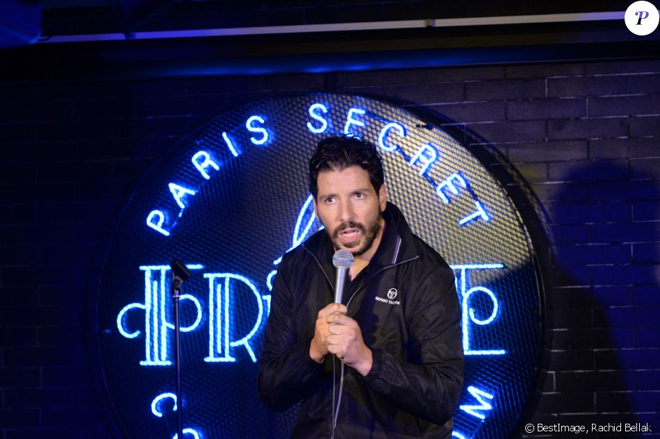 Exclusif - L'humoriste Redouane Harjane lors de la soirée de lancement ...