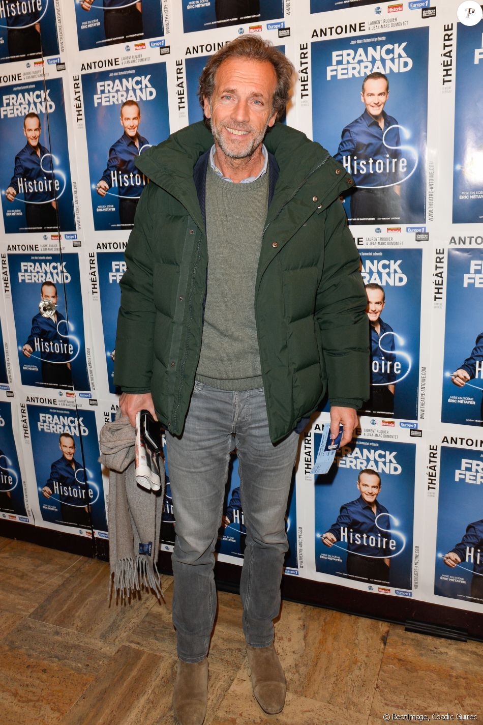 Stéphane Freiss - Générale du spectacle Histoires de Franck Ferrand au ...