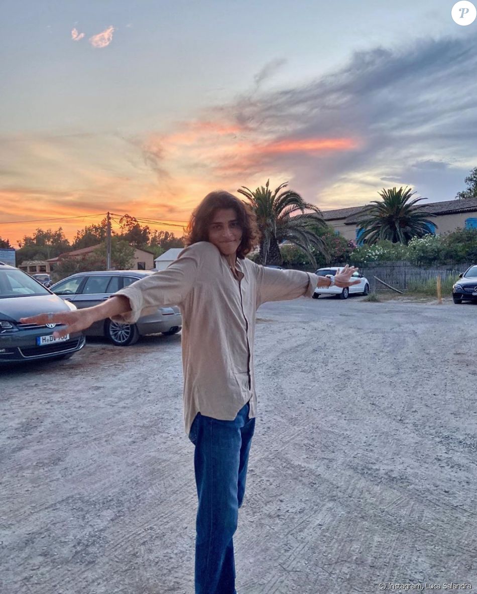 Le mannequin Luca Salandra en août 2015. - Purepeople