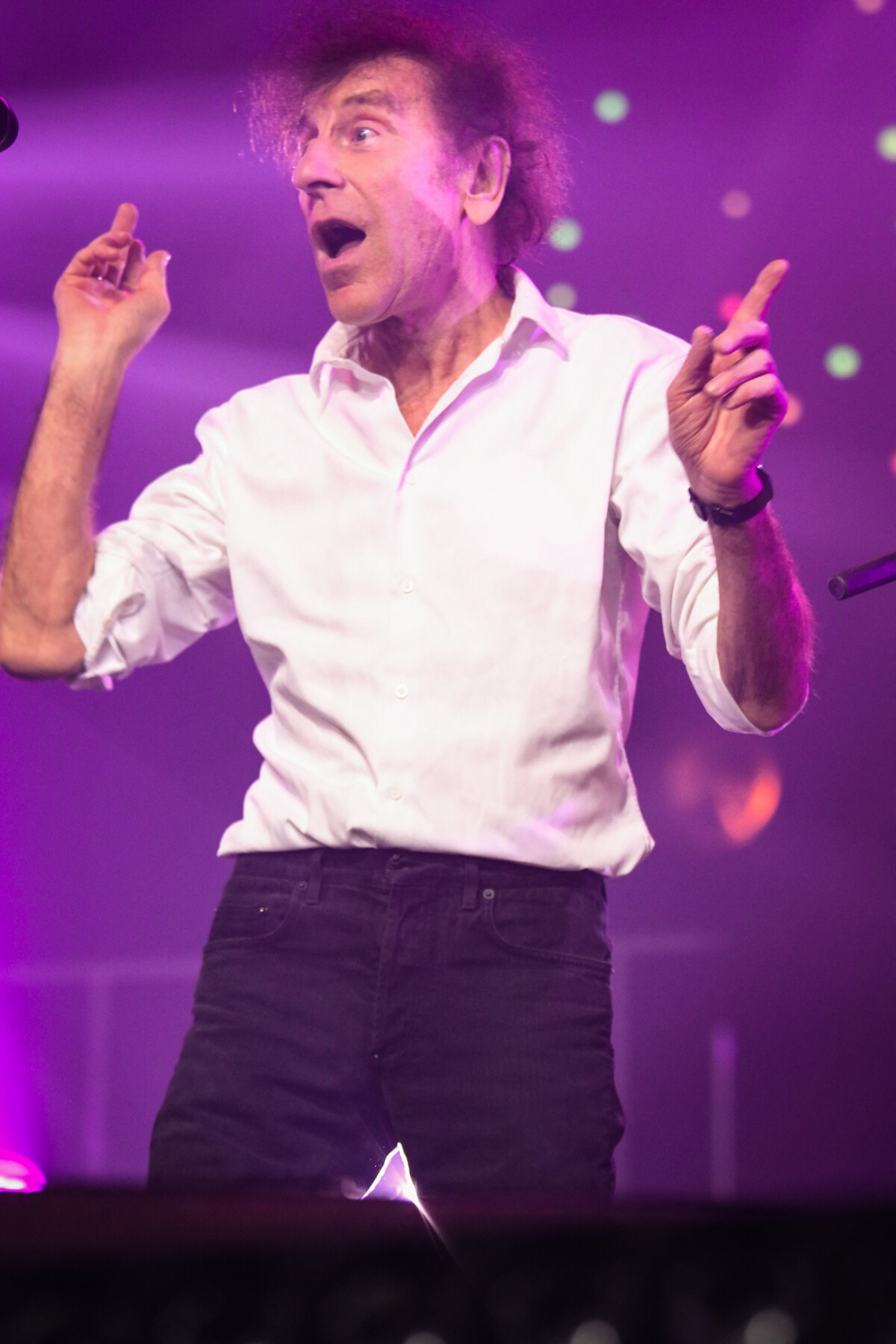 Photo : Alain Souchon lors du premier "meeting-concert" de Printemps ...