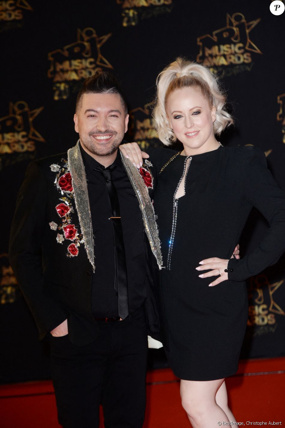 Chris Marques et sa femme Jaclyn - 20ème cérémonie des NRJ Music Awards ...