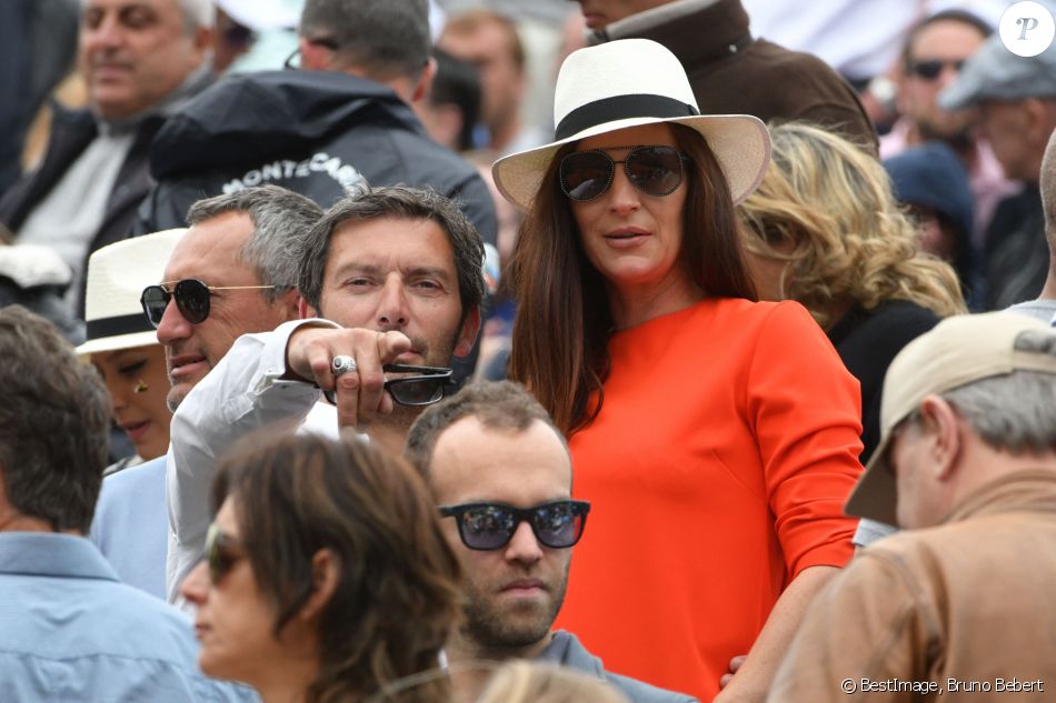 Franck Sémonin et sa femme Hélène lors de la Finale opposant Fabio ...