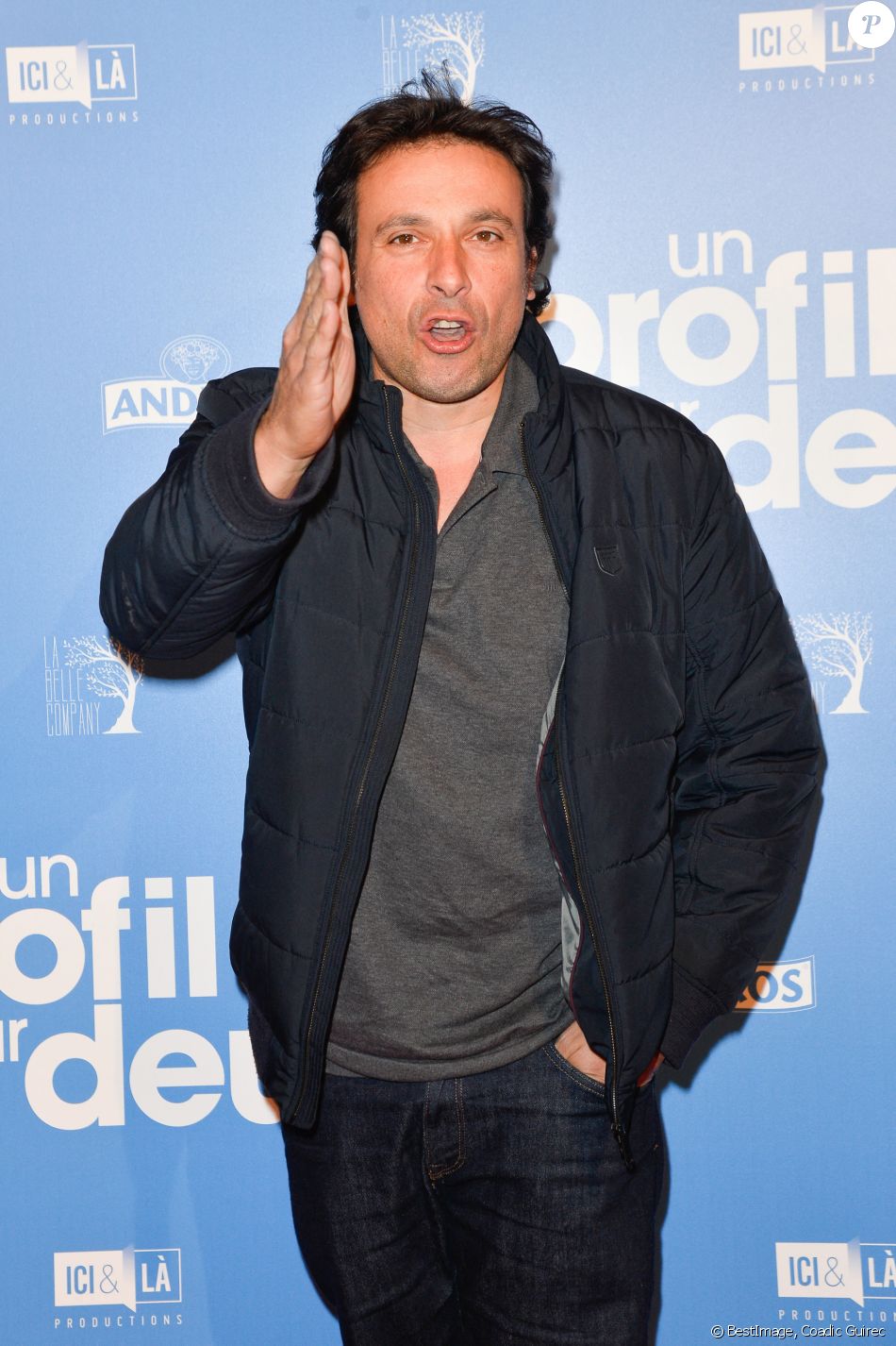 Bruno Salomone à l'avant-première du film Un profil pour deux au cinéma ...