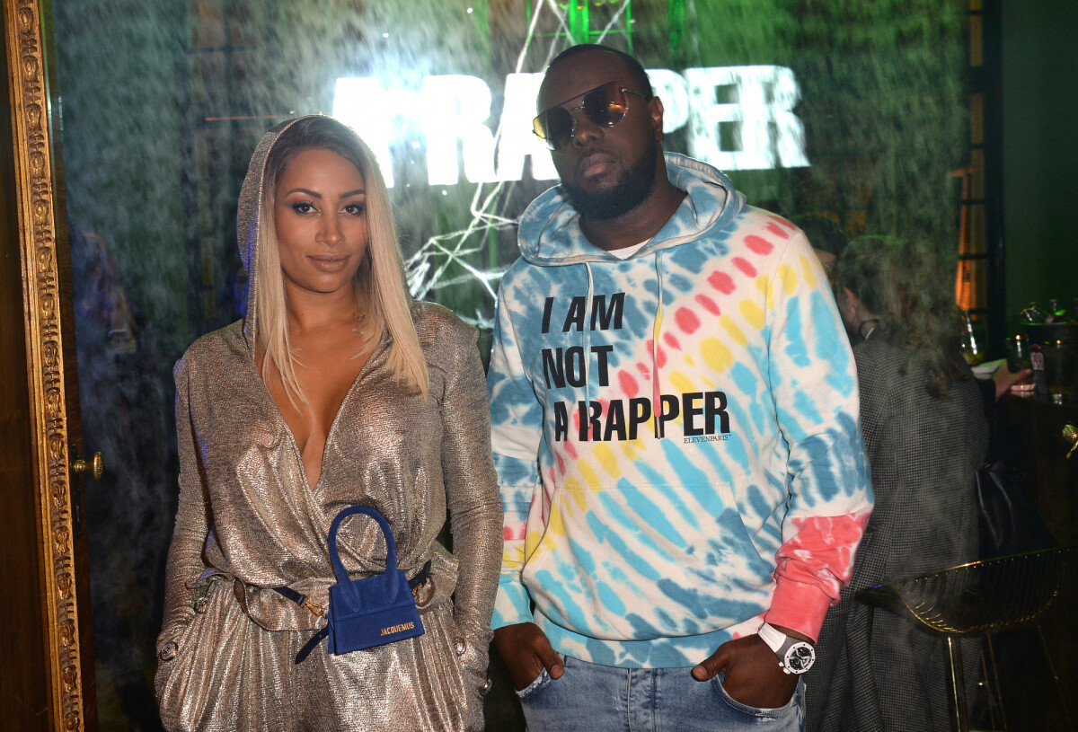 Photo : Le rappeur Gims (Maître Gims - Gandhi Djuna) et sa femme Demdem ...