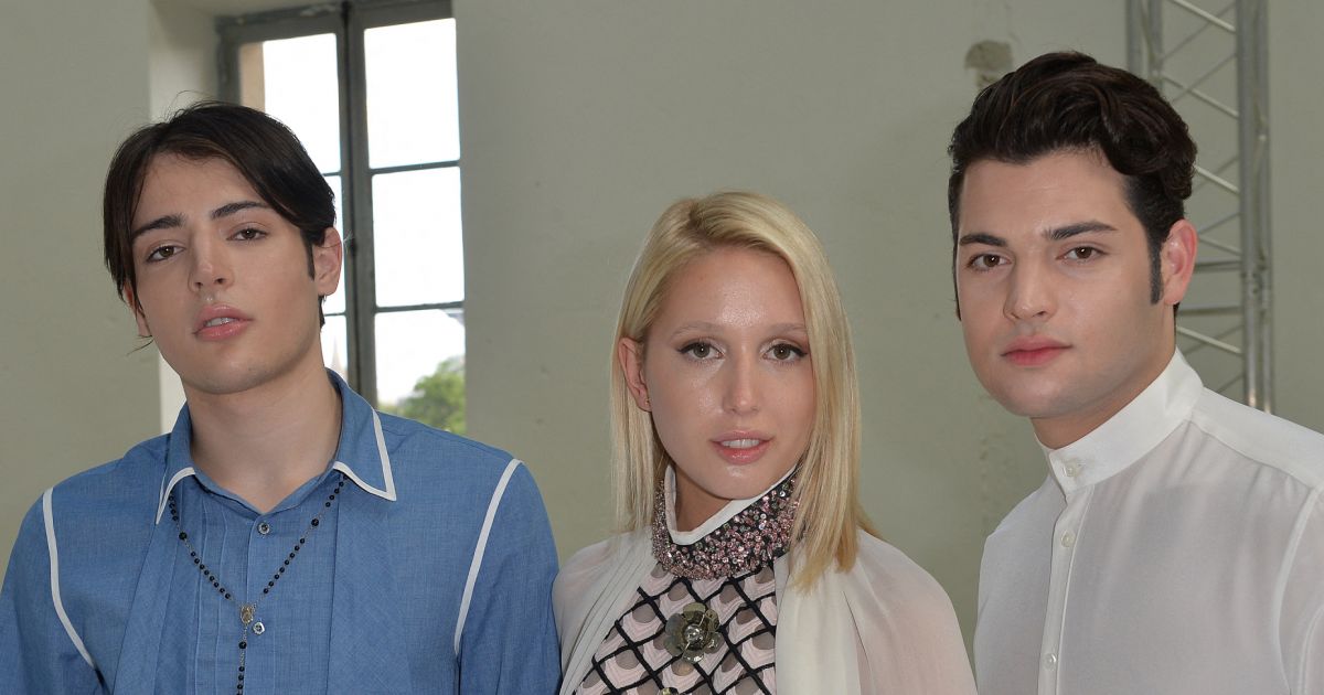 Harry Brant, Maria Olympia de Grèce et Peter Brant - People Front Row ...