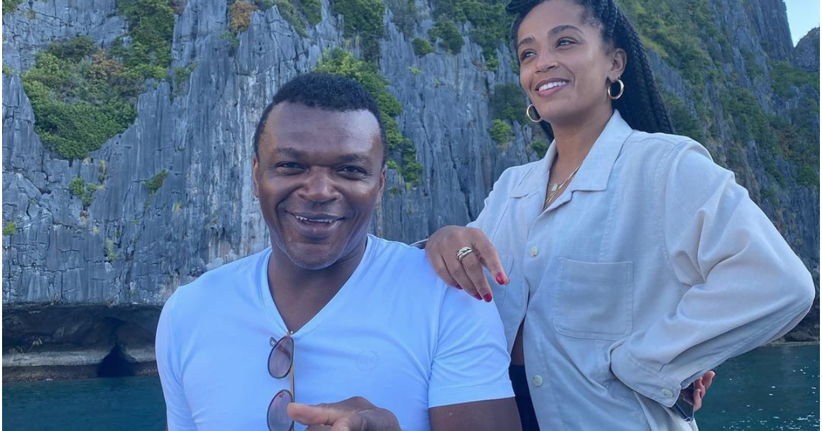 Marcel Desailly et sa fille Victoria. - Purepeople