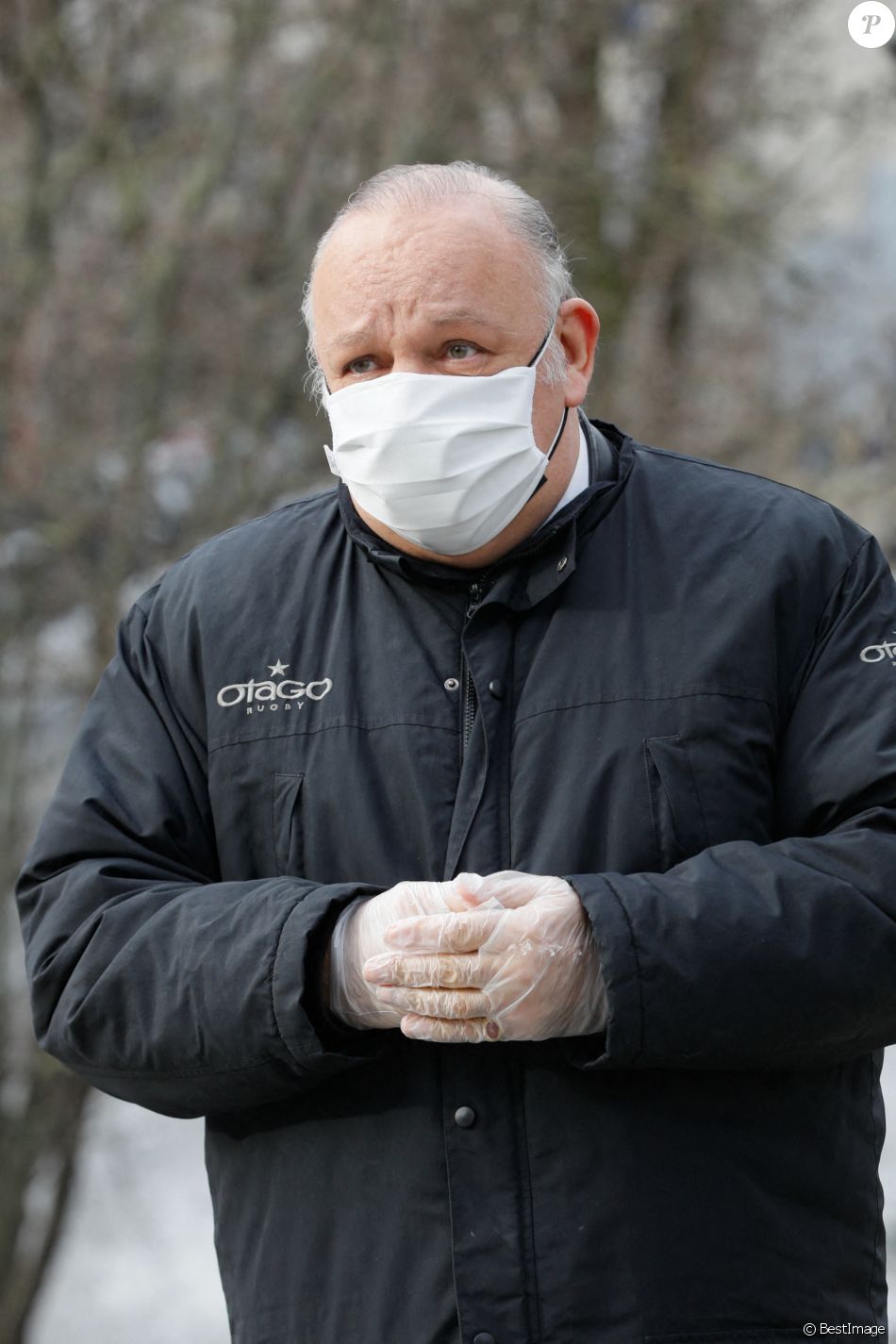Semi Exclusif - Franck Tiozzo - Arrivées - Obsèques du photographe ...