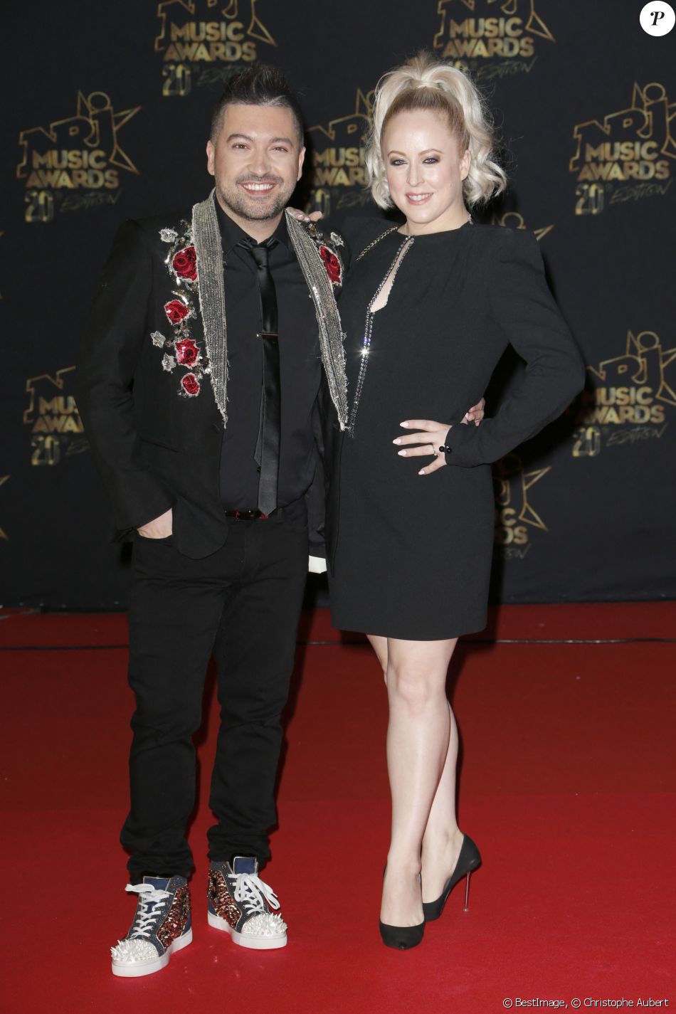 Chris Marques et sa femme Jaclyn - 20ème cérémonie des NRJ Music Awards ...