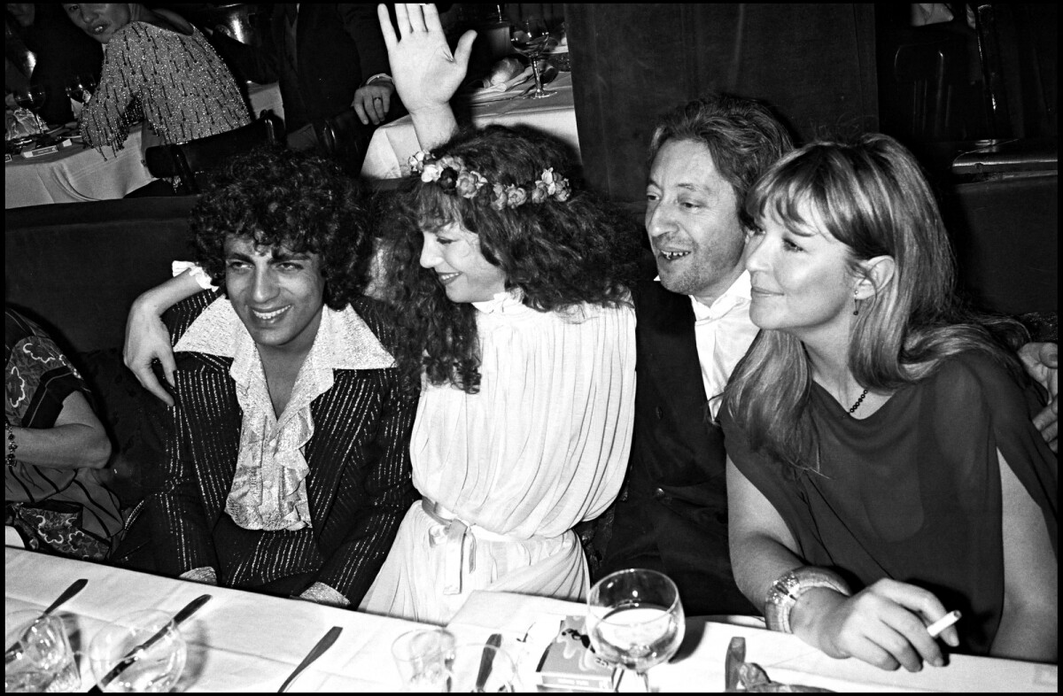 Photo : Archives - Enrico Macias avec Jane Birkin, Serge Gainsbourg et ...
