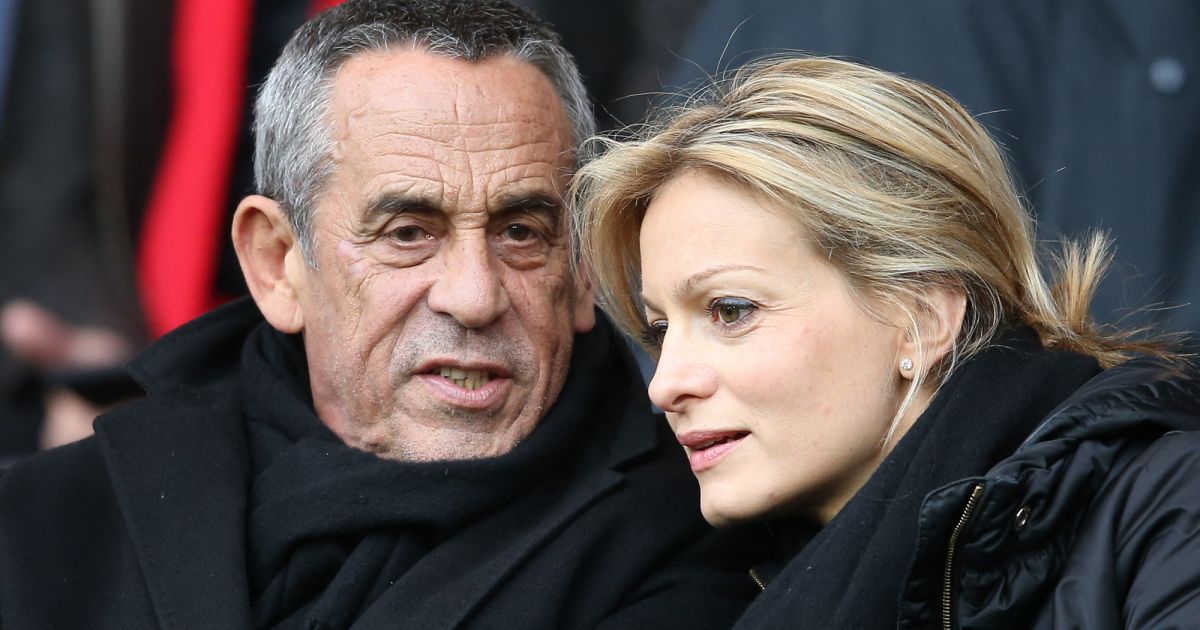Thierry Ardisson et sa femme Audrey Crespo-Mara - People au match de ...