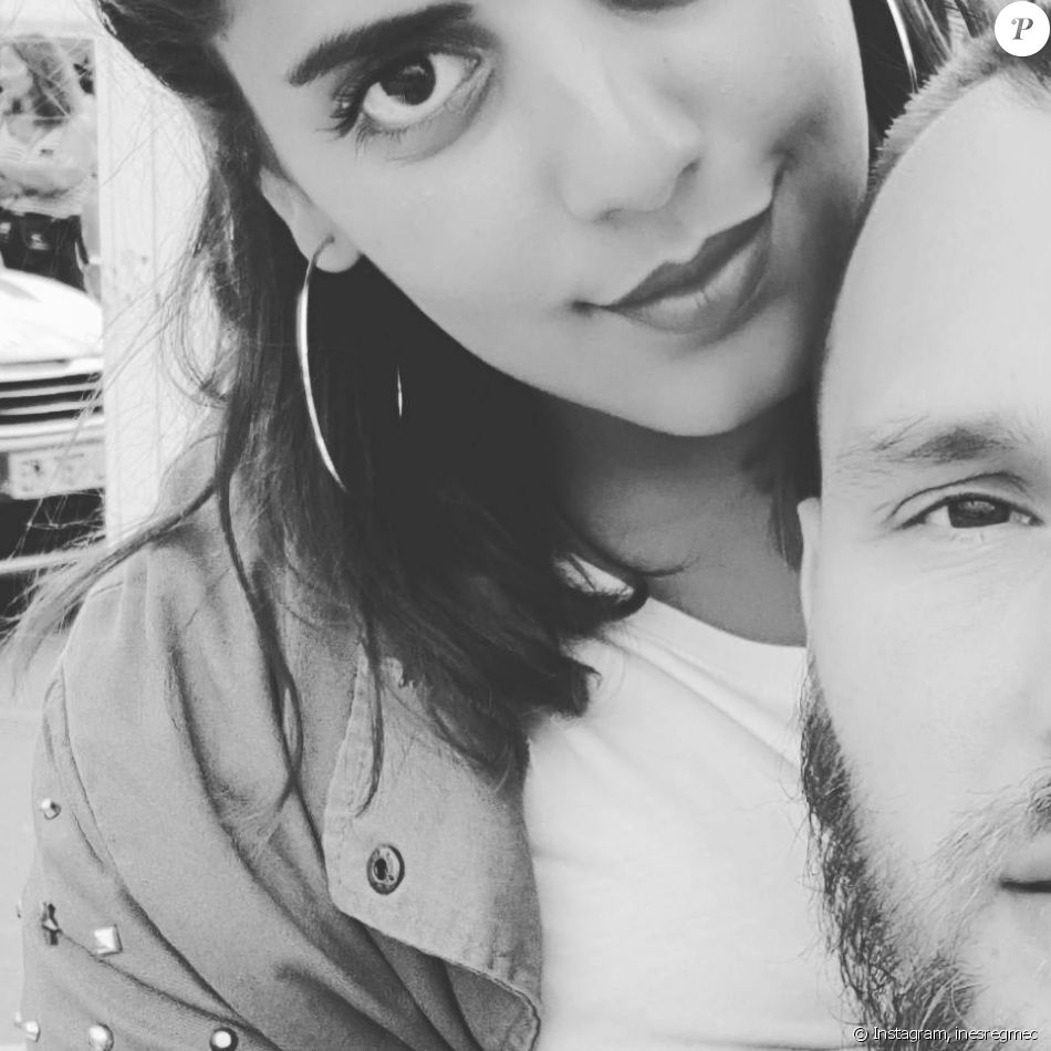Inès Reg et son mari Kévin- Instagram. - Purepeople