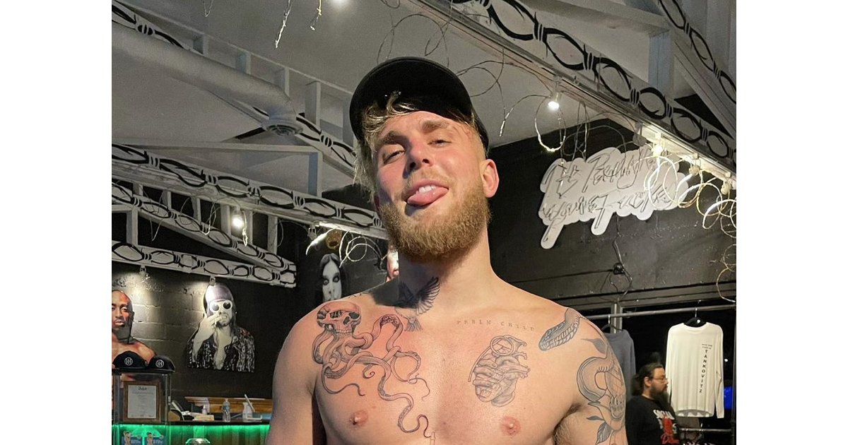 Jake Paul en janvier 2021. - Purepeople