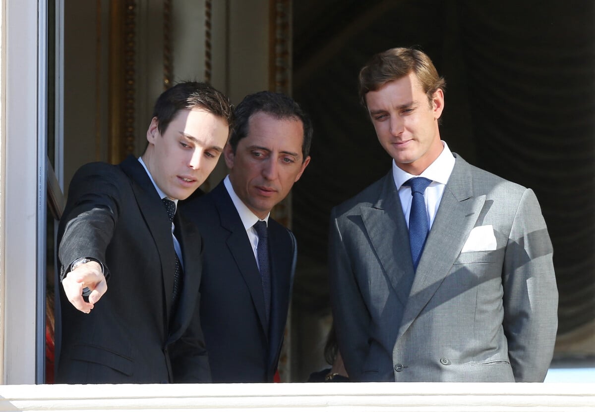 Photo : Louis Ducruet, Gad Elmaleh et Pierre Casiraghi - Présentation ...