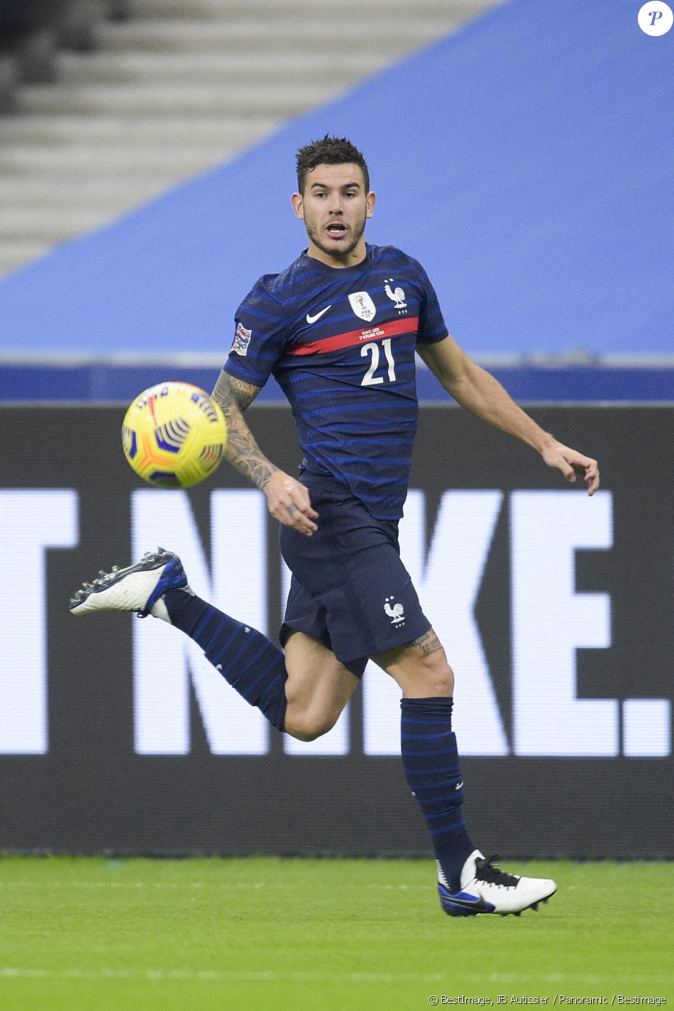 Lucas Hernandez - Match de football en ligue des Nations France-Suède ...