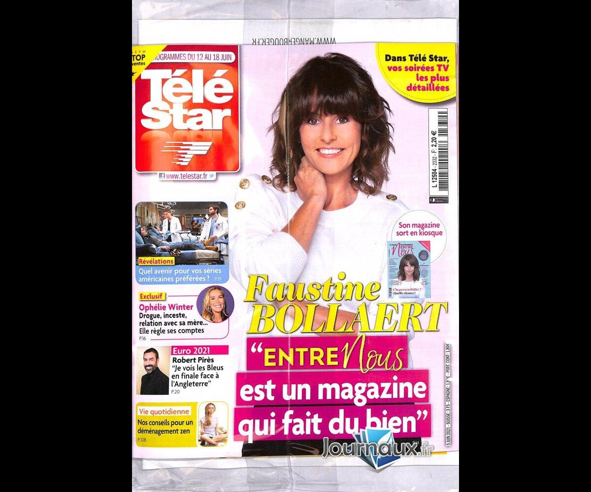 Photo : Couverture du magazine "Télé Star", numéro du 5 juin 2021 ...