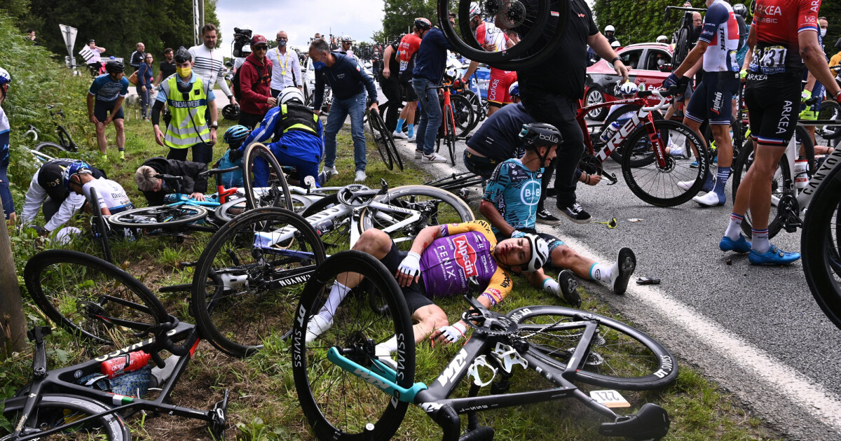 Chute au Tour de France : la direction prend une décision forte à l ...