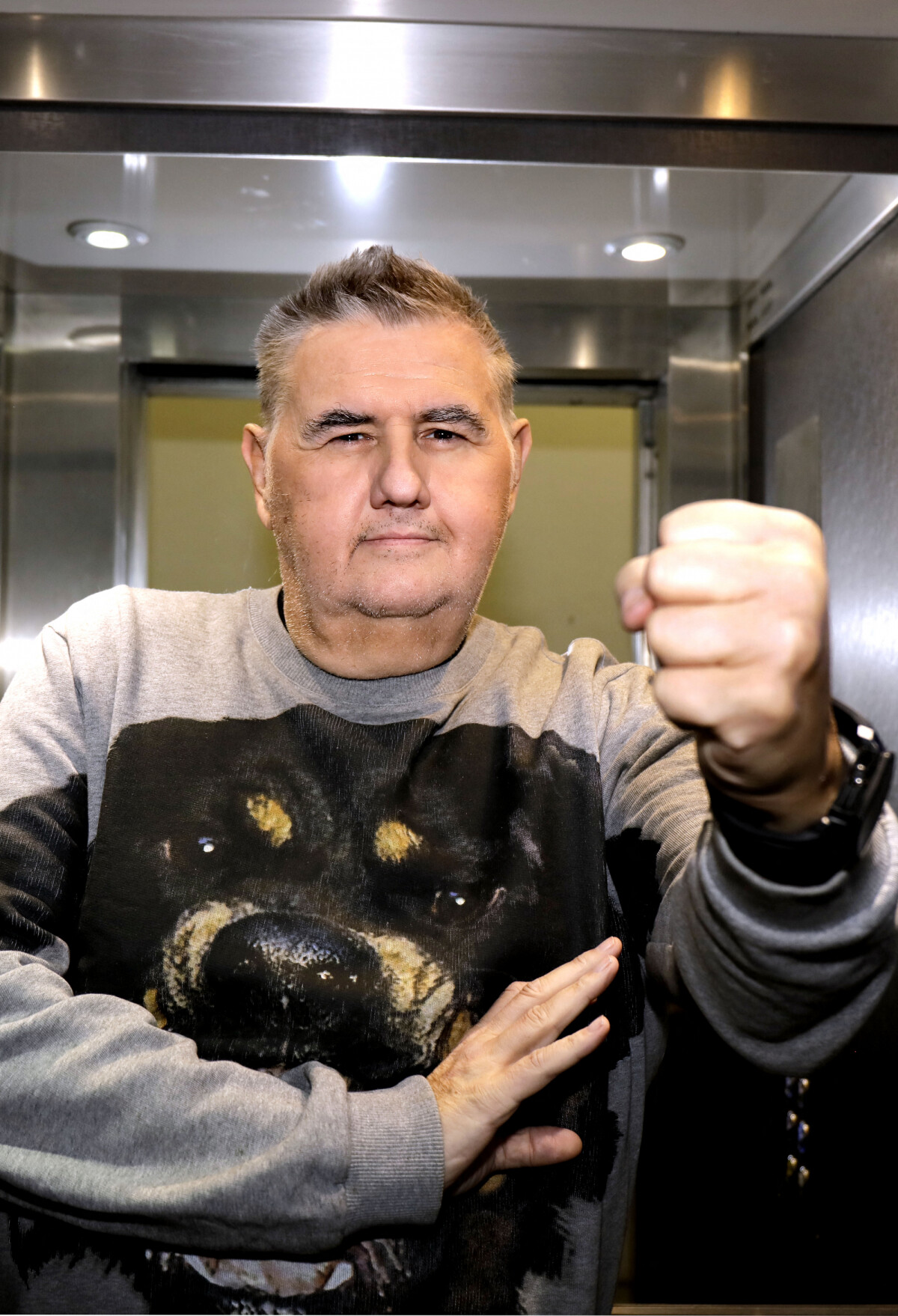 Photo : Exclusif - Portrait de Pierre Ménès. Le 22 octobre 2019 ...
