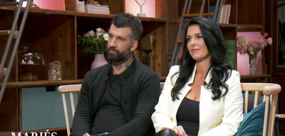 Photo : Cécile et Alain lors de leur bilan dans "Mariés au premier ...