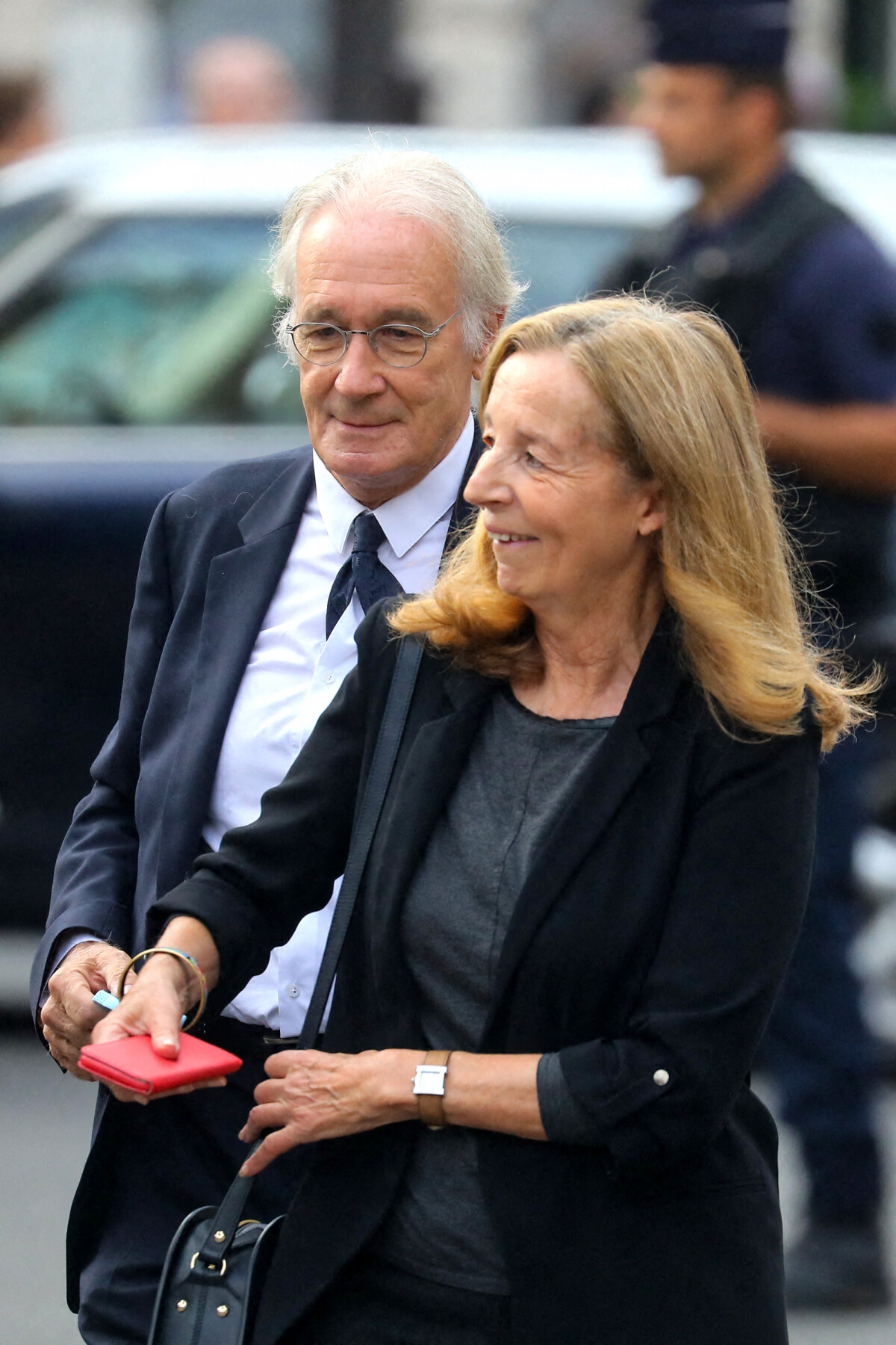 Photo : Bernard Le Coq, Françoise Vidal - Obsèques de Jean-Paul ...