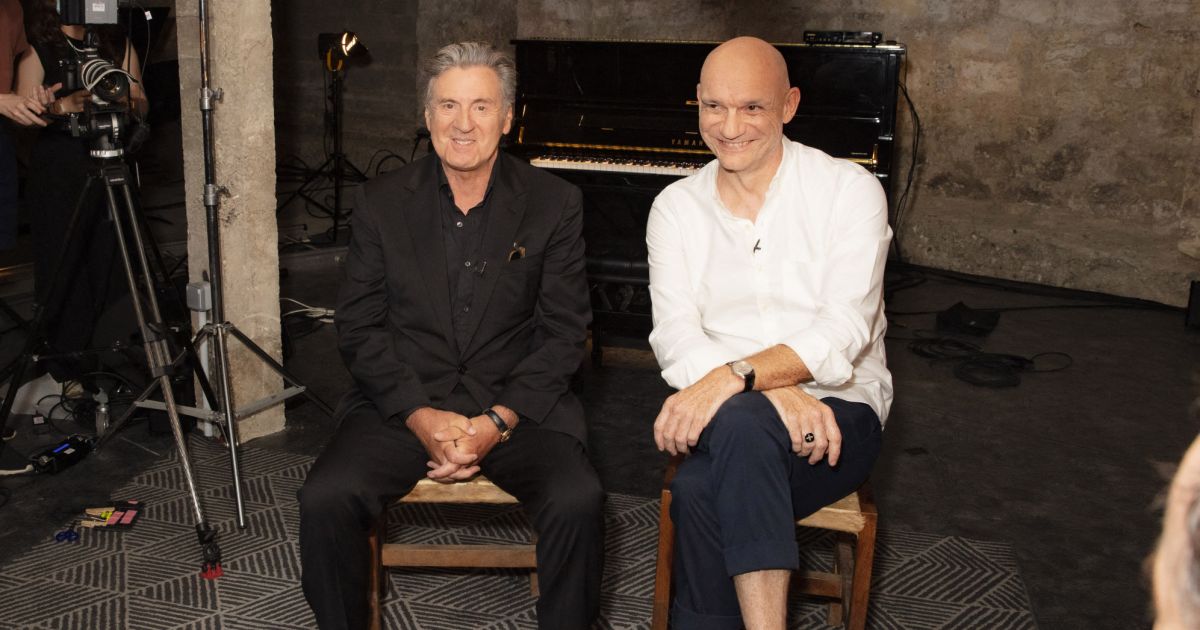 Daniel Auteuil et Gaétan Roussel - Enregistrement de l'émission ...