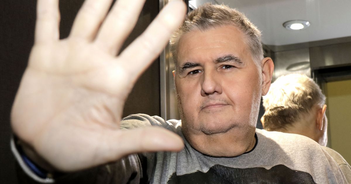 Exclusif - Portrait de Pierre Ménès. Le 22 octobre 2019. - Purepeople