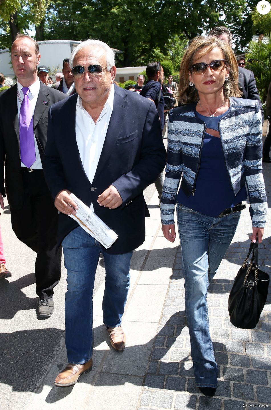 Dominique Strauss Kahn et sa compagne Myriam L'Aouffir aux ...