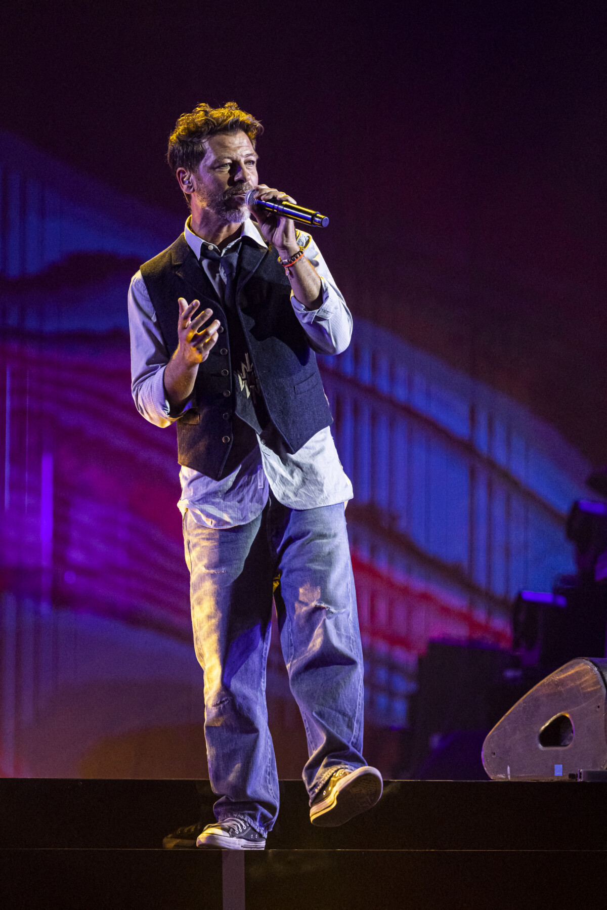 Photo : Exclusif - Christophe Maé - Concert hommage à Johnny Hallyday ...