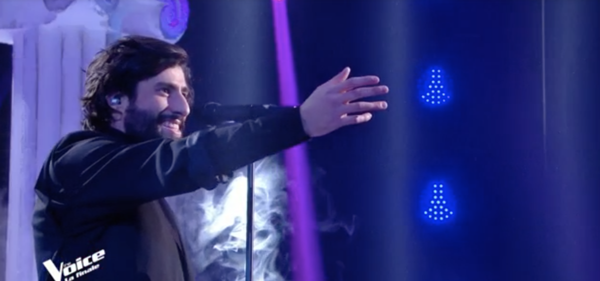 Photo : MB14 (équipe de Florent Pagny) lors de la finale de "The Voice ...