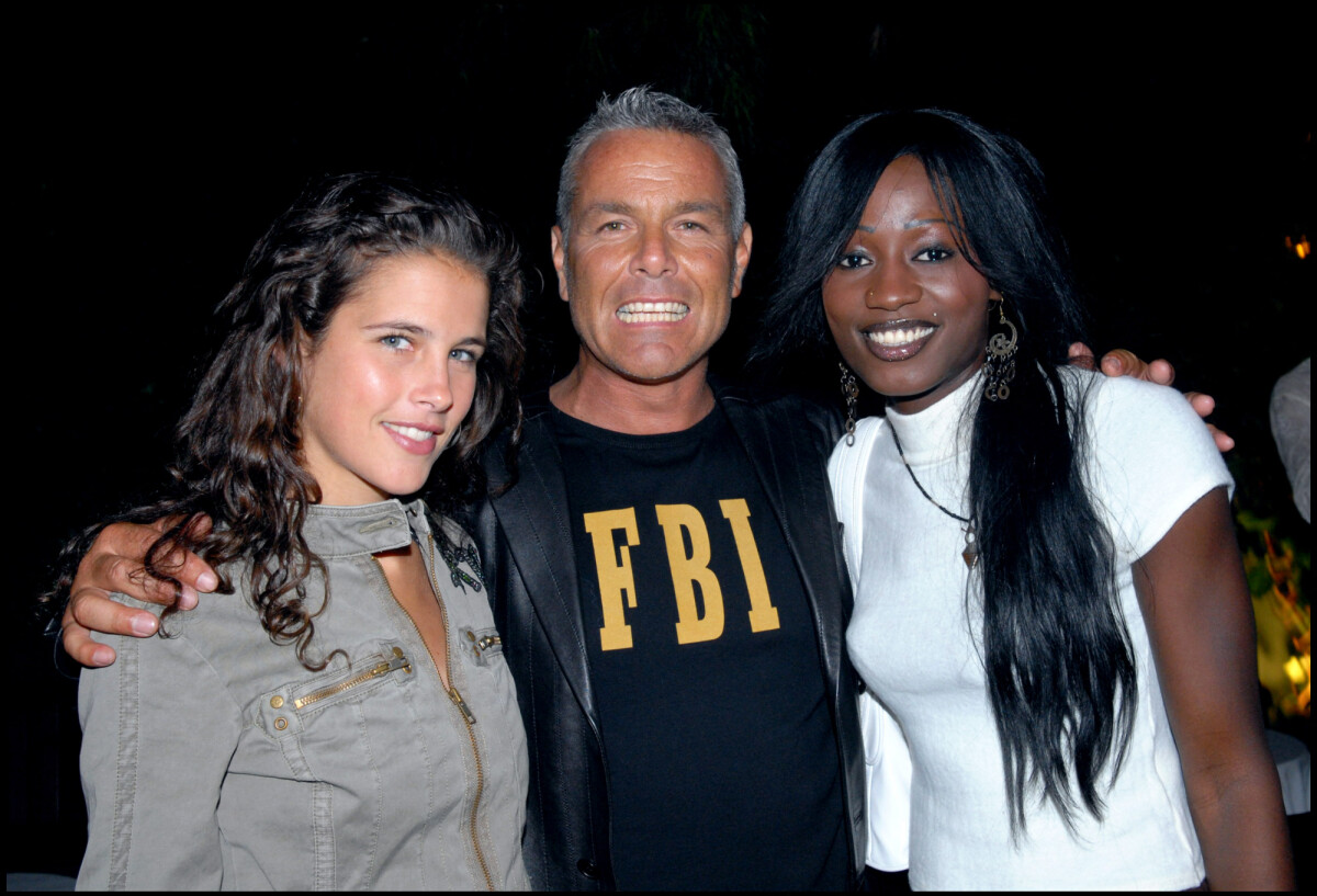 Photo : Clémence Castel, Nicolas et Coumba. Photo d'archive. - Purepeople