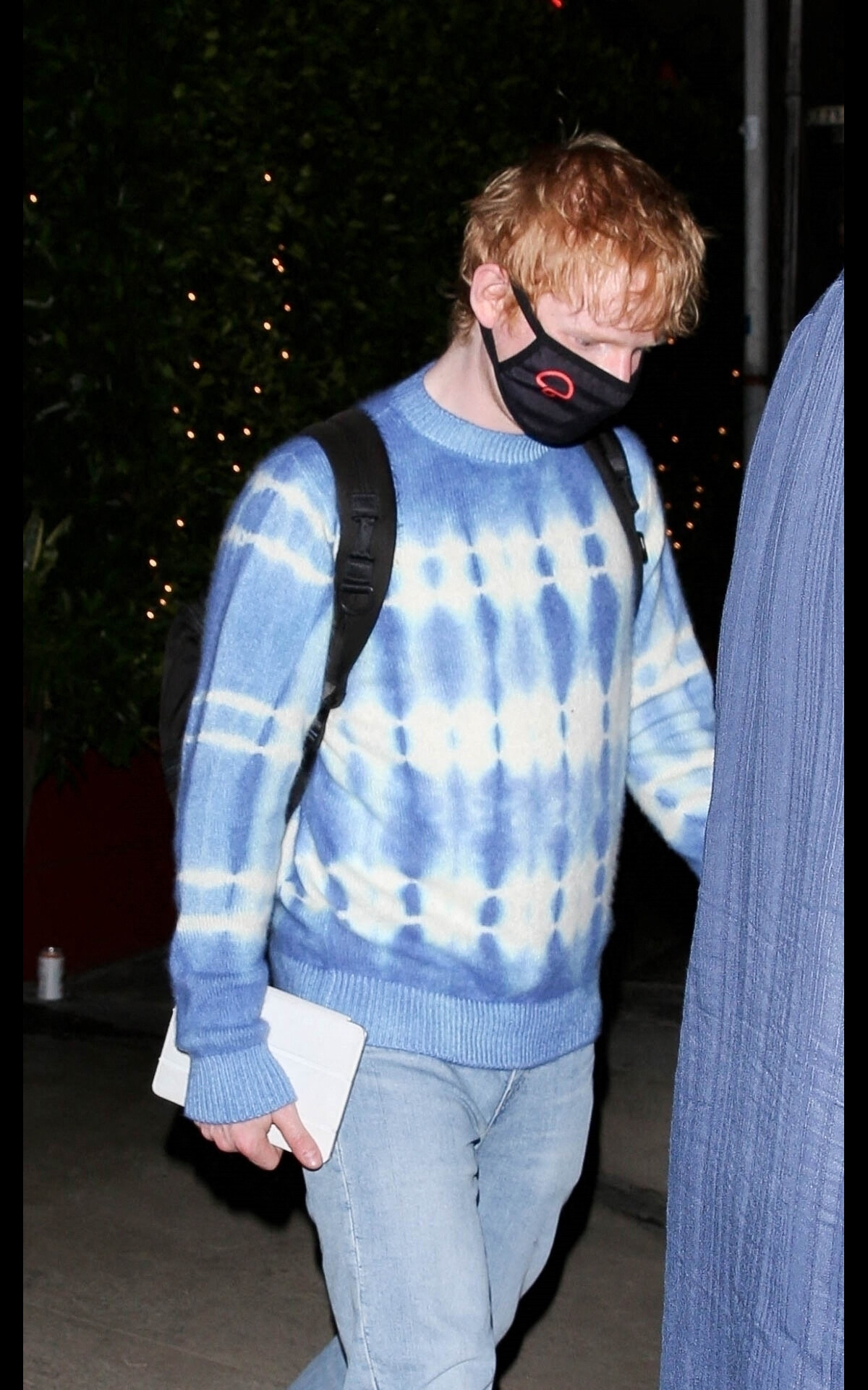 Photo : Ed Sheeran à la sortie du restaurant Giorgio Baldi dans le ...