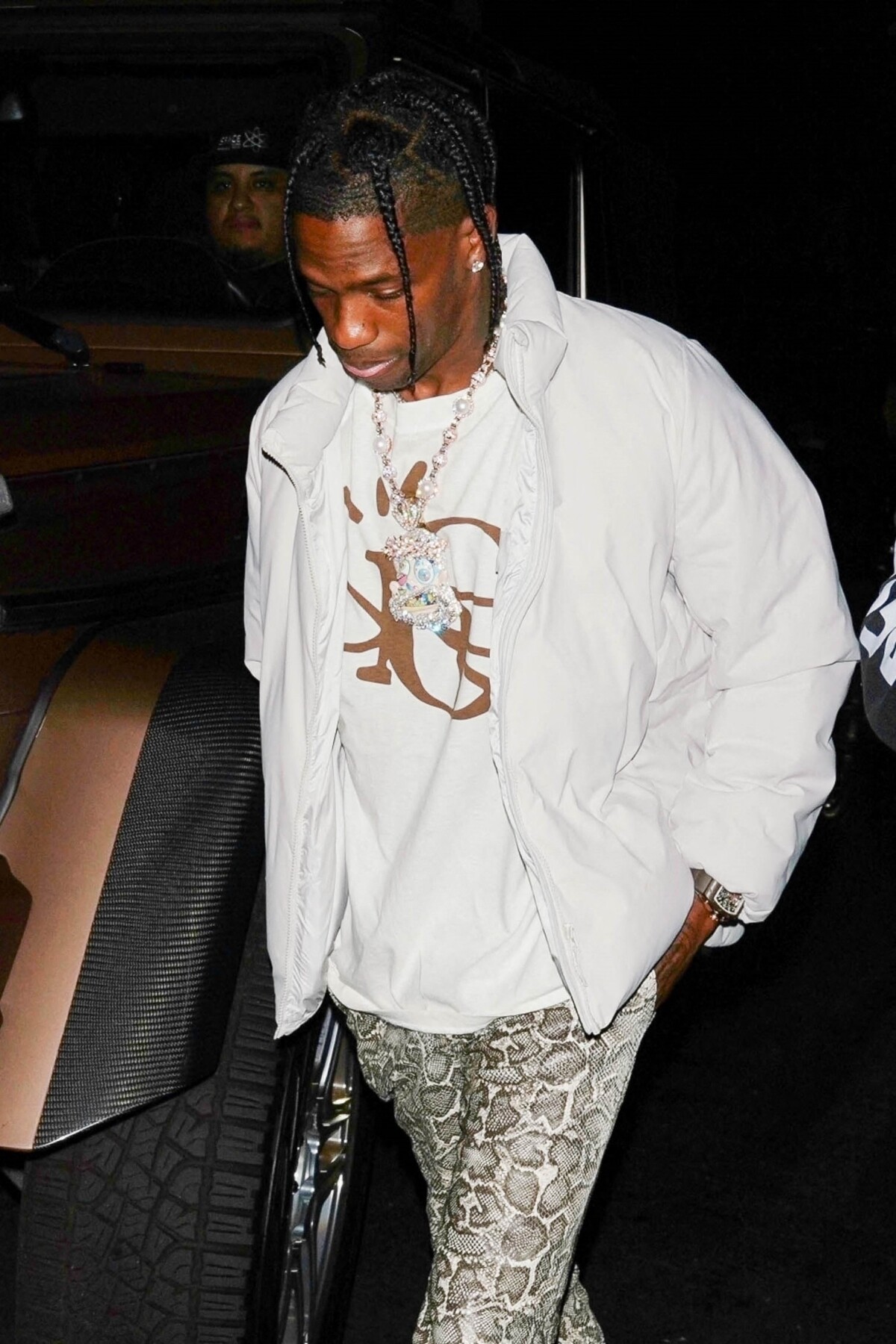 Photo : Travis Scott arrive à son concert donné à guichets fermés au ...