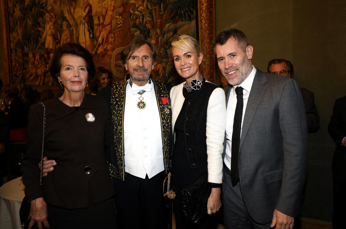 Photo : Exclusif - Daniel Rondeau et sa femme Noelle, Laeticia Hallyday ...