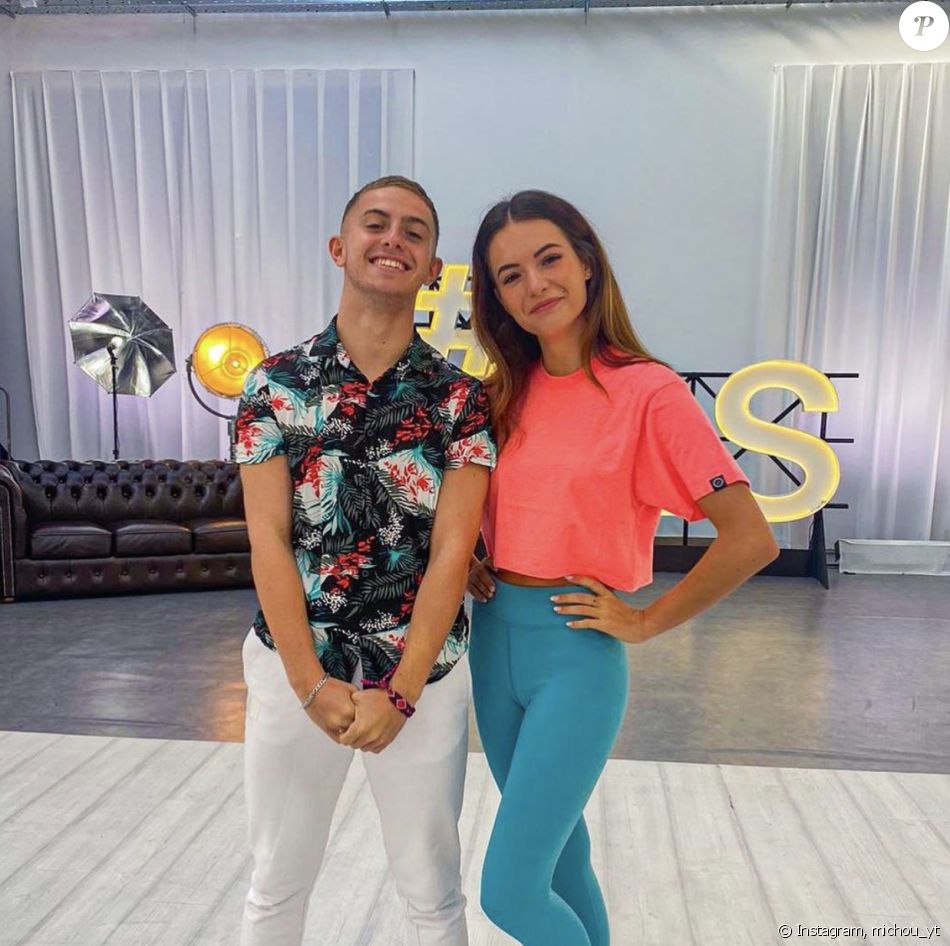 Michou et Elsa Bois lors des répétitions de Danse avec les stars ...