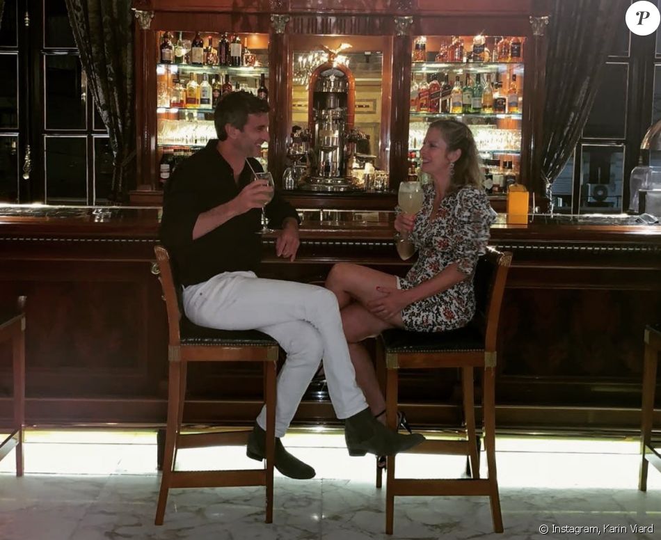 Karin Viard et son compagnon Manuel Herrero à Buenos Aires. Décembre ...