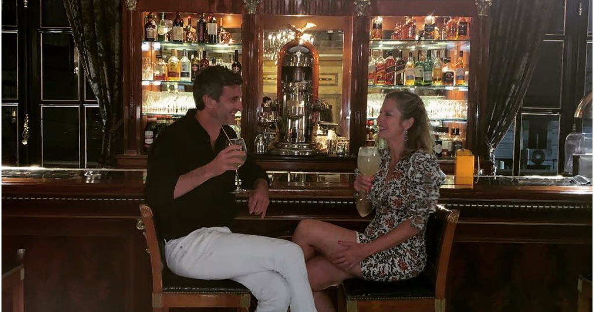 Karin Viard et son compagnon Manuel Herrero à Buenos Aires. Décembre ...