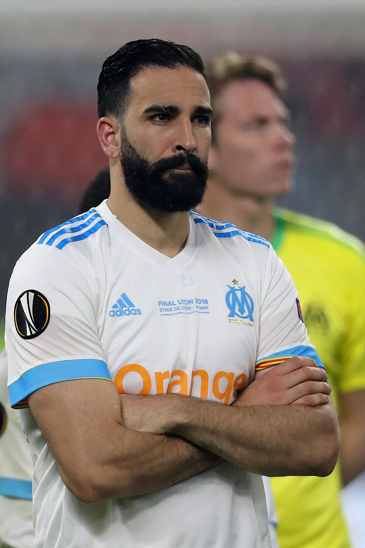 Photo : Adil Rami - Finale de la Ligue Europa, l'Olympique de Marseille ...