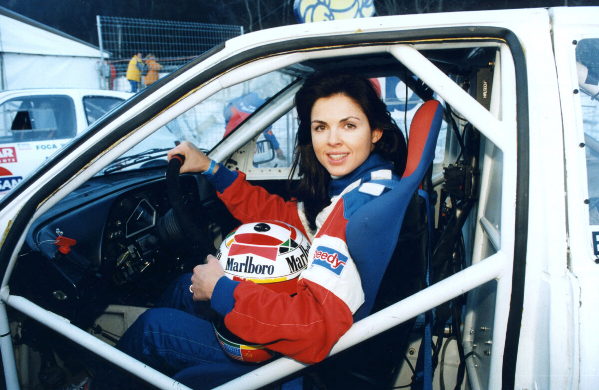 Photo : Caroline Barclay en 1997. - Purepeople