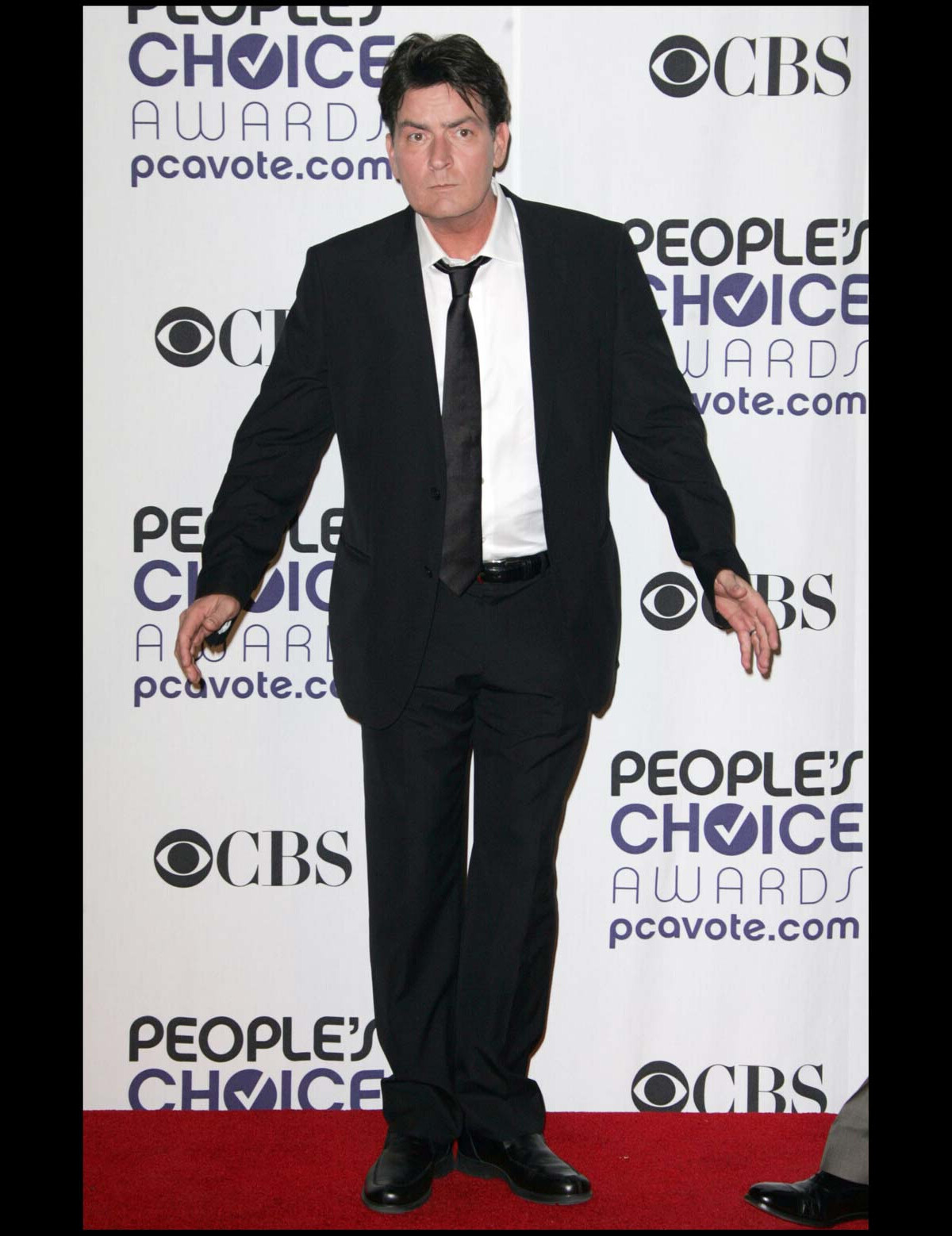 Photo : Charlie Sheen au People's Choice Awards le 9 janvier 2009 ...