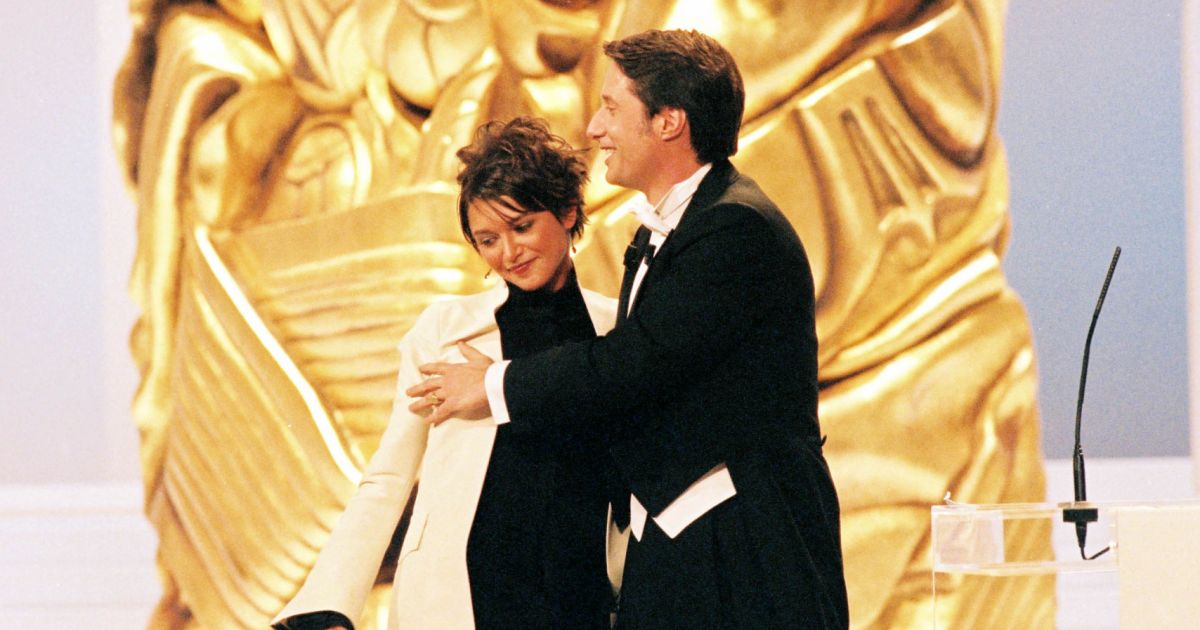 Emma et Antoine de Caunes lors de la 23e cérémonie des César à Paris ...
