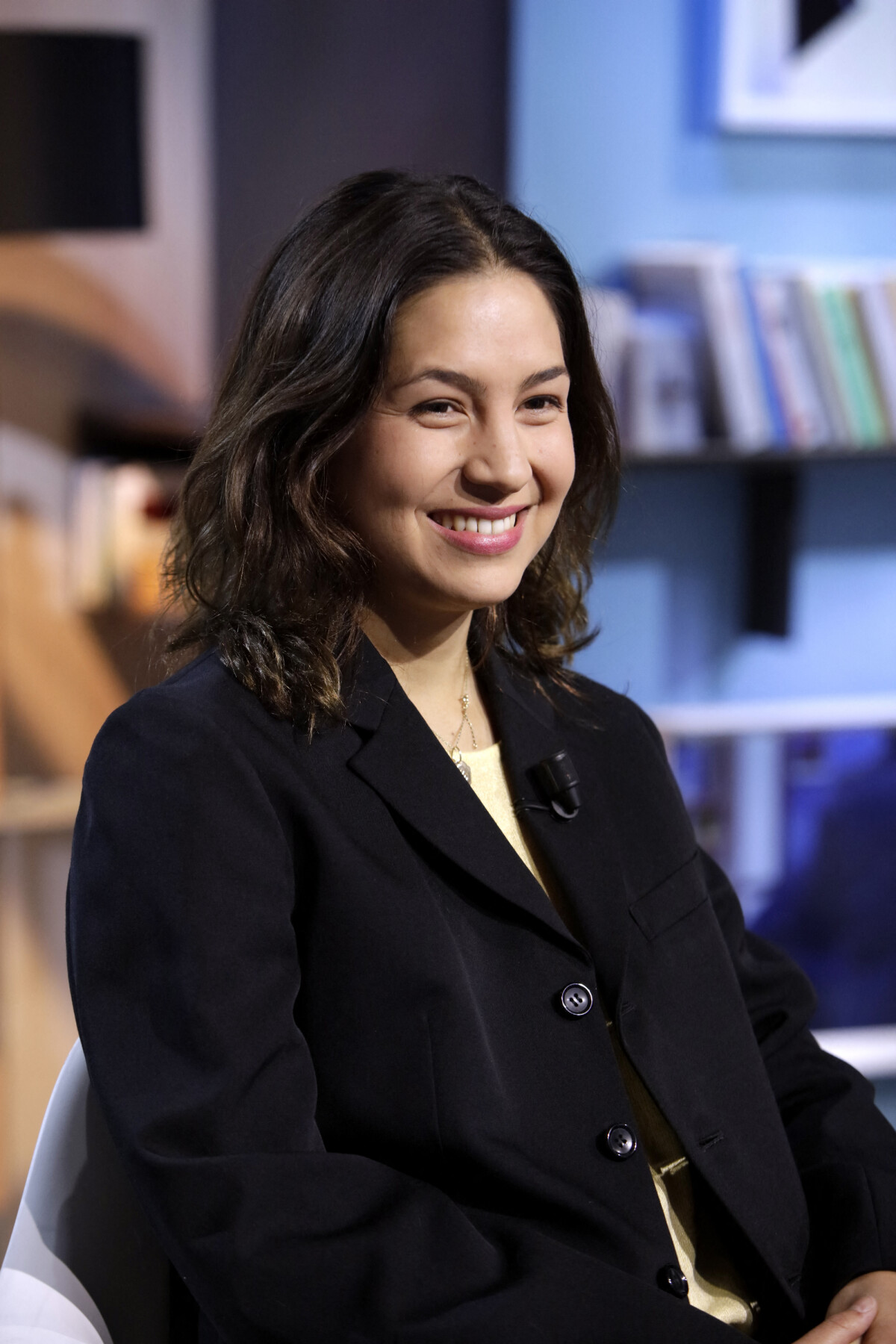 Photo : Portrait de Line Papin sur le plateau de l'émission TV "La ...