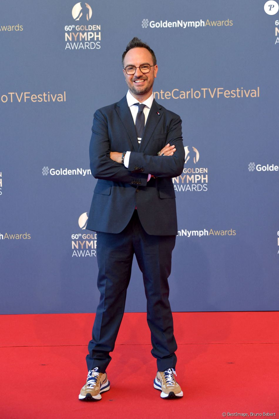 Jarry lors du photocall de la cérémonie des Nymphes d'Or du 60ème ...