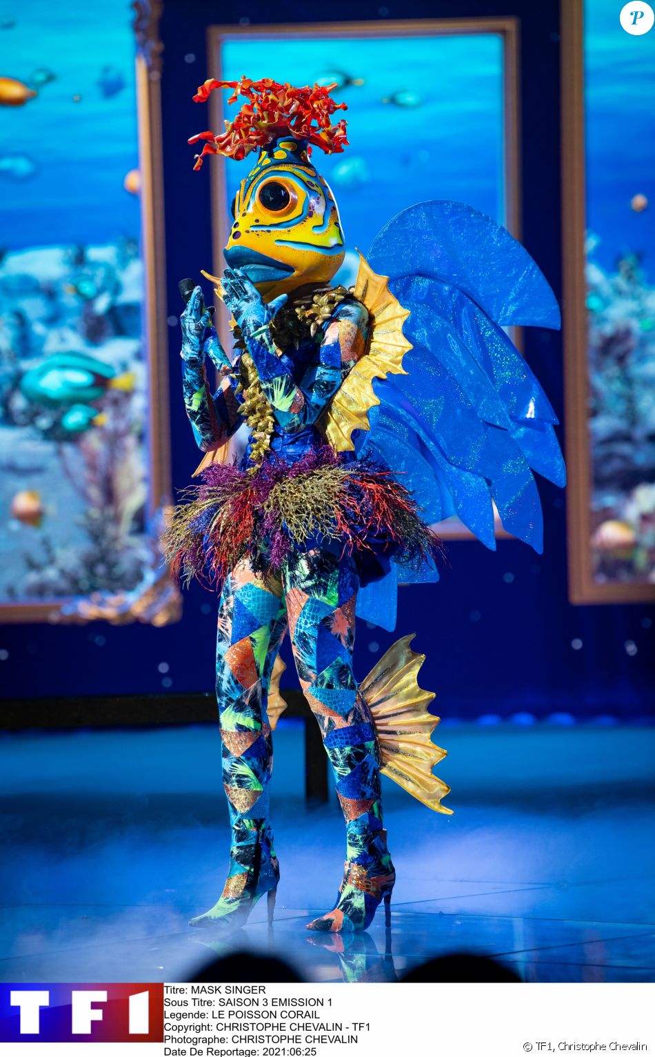 Le Poisson corail - Mask Singer saison 3, lancement sur TF1 le 1er ...