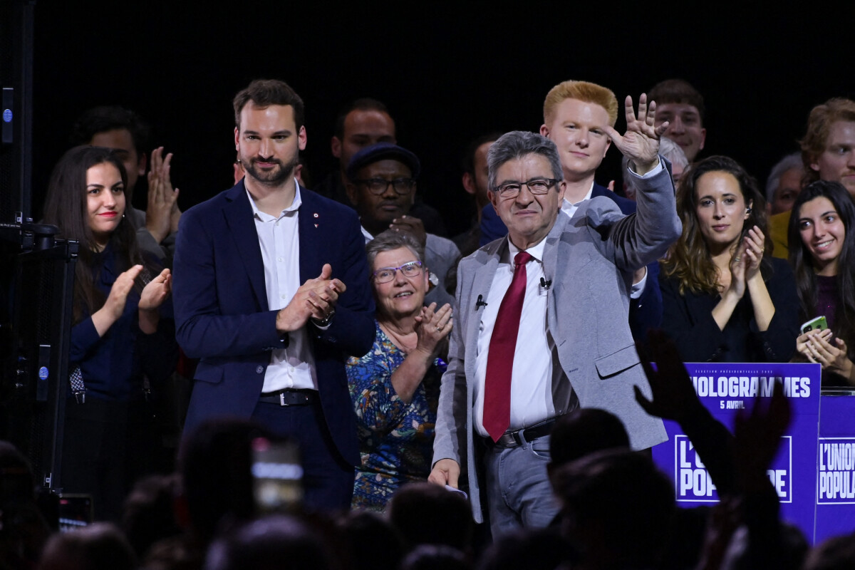 Photo : Jean-Luc Mélenchon, candidat du parti La France Insoumise (LFI ...
