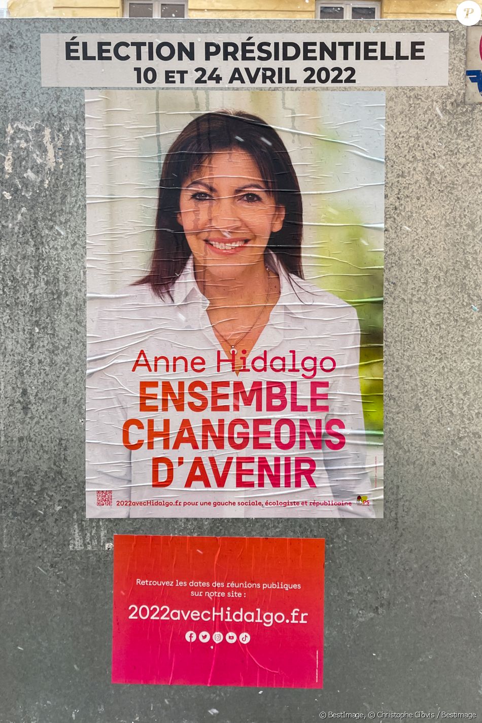 Anne Hidalgo - Illustrations des affiches des candidats à l'élection ...