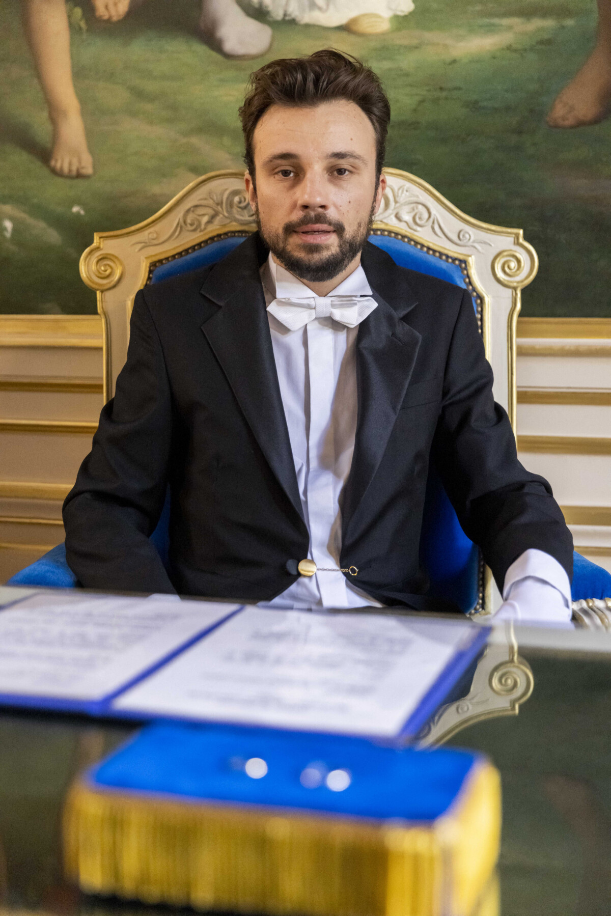 Photo : Exclusif - Tom Villa - Séquence "Le mariage" pour le téléfilm ...