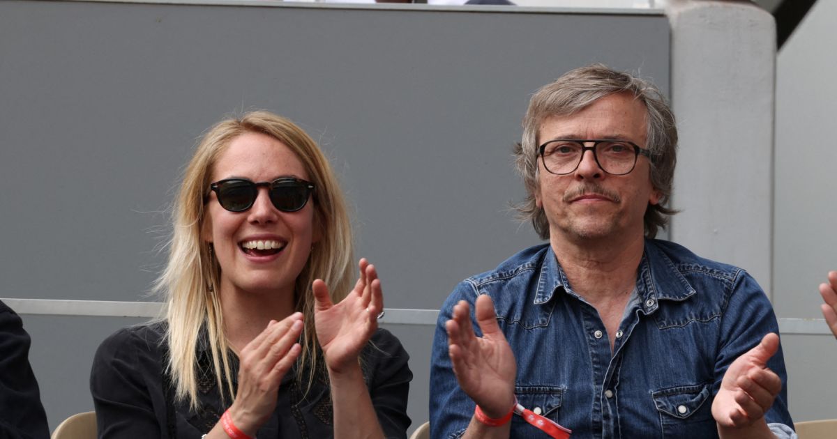 Mathilde Ripley, Pascal Demolon en tribunes lors des Internationaux de ...