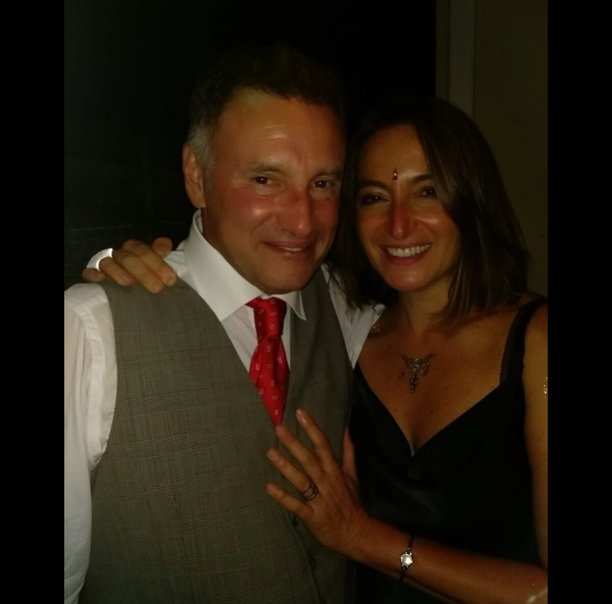 Photo : Pierre Sled et sa femme Barbara Ricevuto. Ils sont très amoureux. - Purepeople